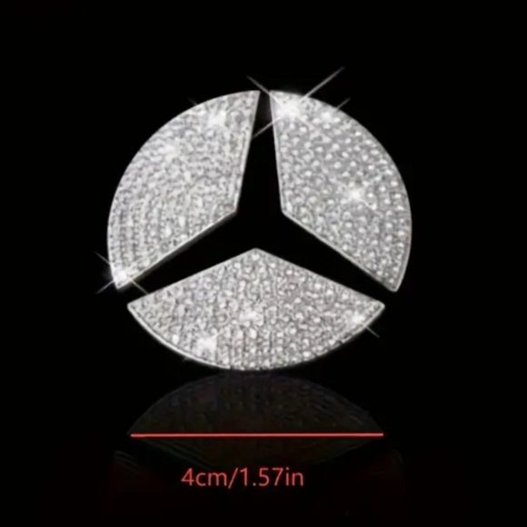 Other | Mercedes Steering Wheel Bling Emblem | Poshmark